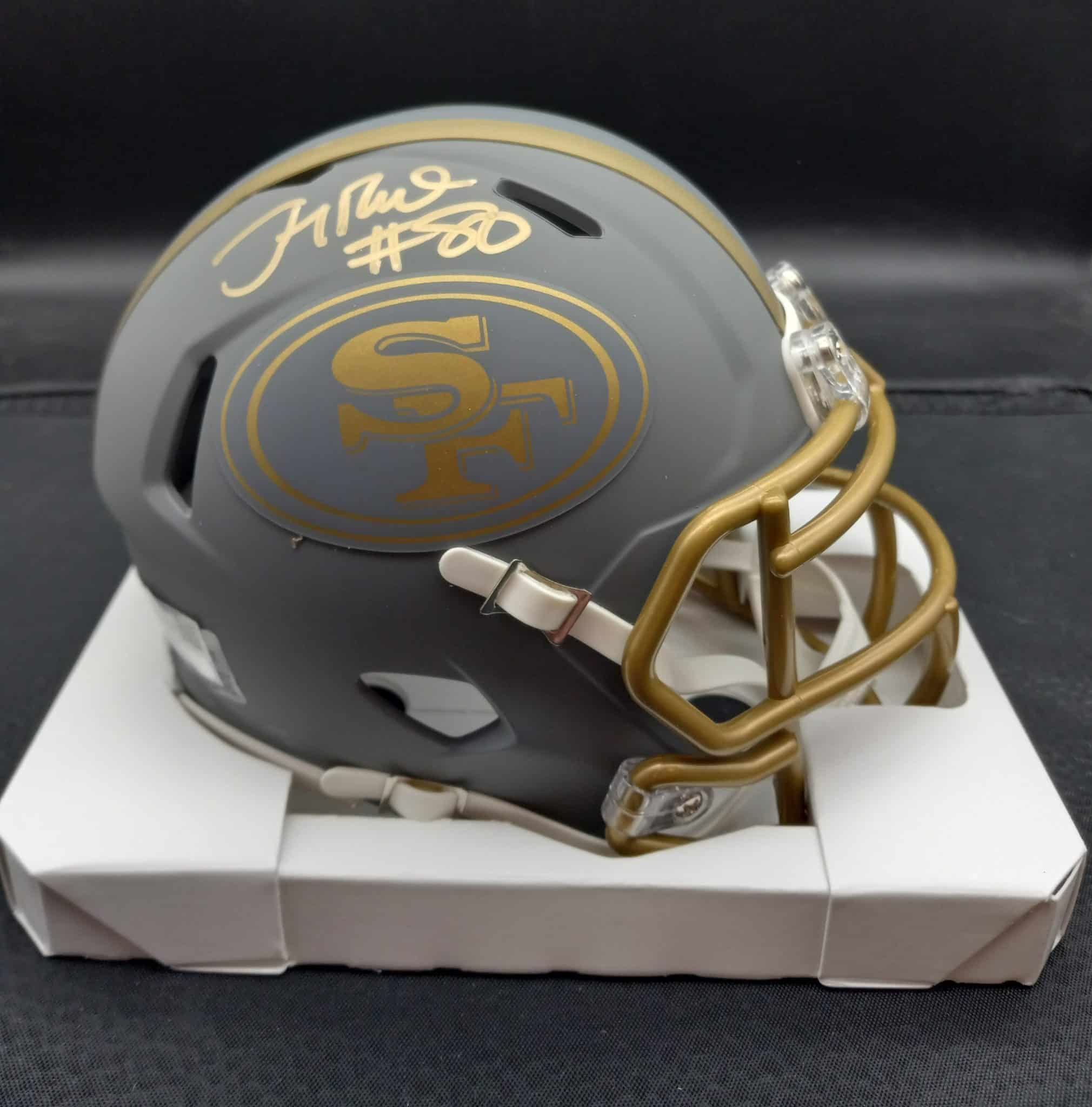Jerry Rice Slate Mini Helmet - Fire Factory