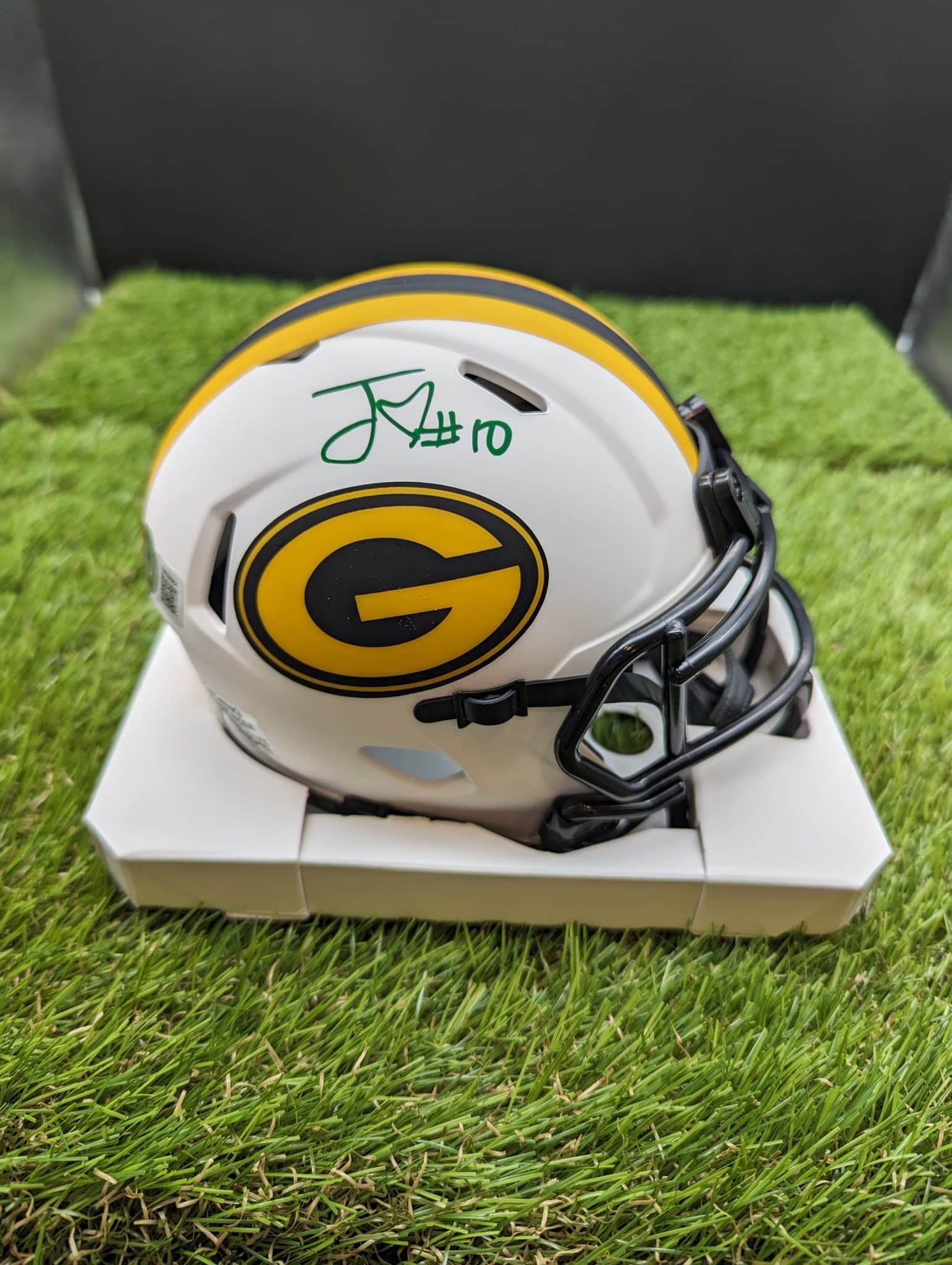 Jordan Love Lunar Eclipse Mini Helmet - Fire Factory